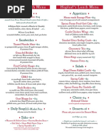 LSU 459 Dining Hall Menu for Oct 15 | PDF | Spanish Cuisine | Roasting