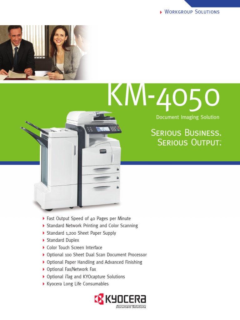 Manual Book Kyocera KM-4050 | PDF | Fax | Paper