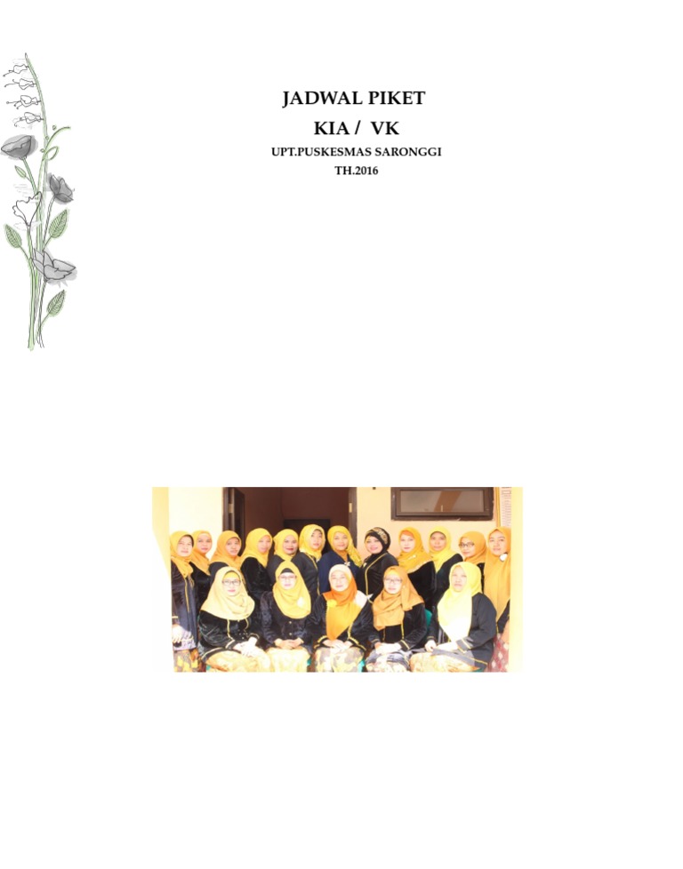 Cover Jadwal Piket | PDF