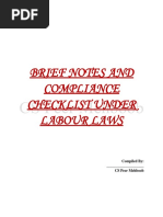 Compiled Statutory Compliance - Checklist - Labour Law | PDF | Employee ...
