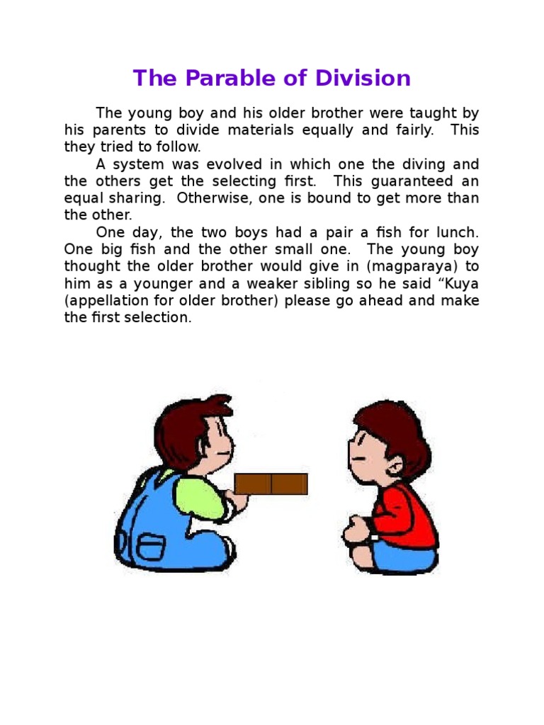 The Parable of Division | PDF | Cooking, Food & Wine | Wellness
