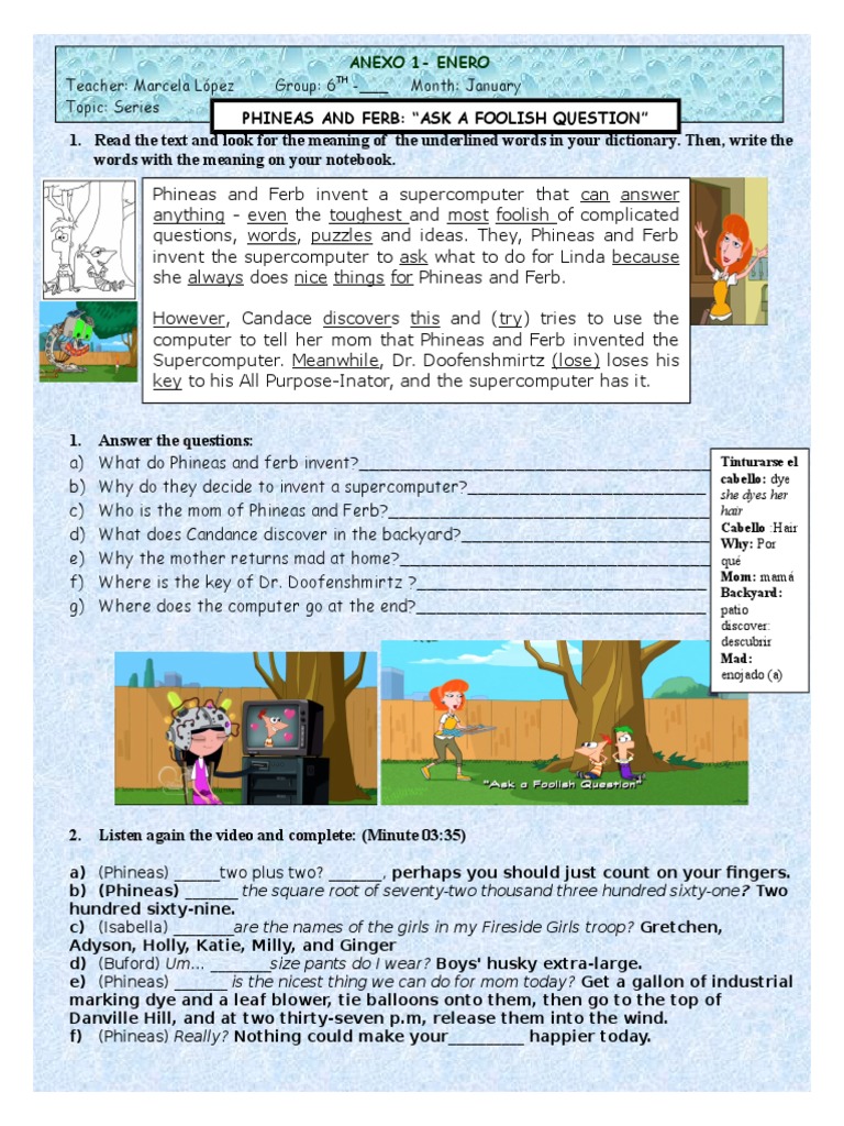 Daily Phineas and Ferb | PDF