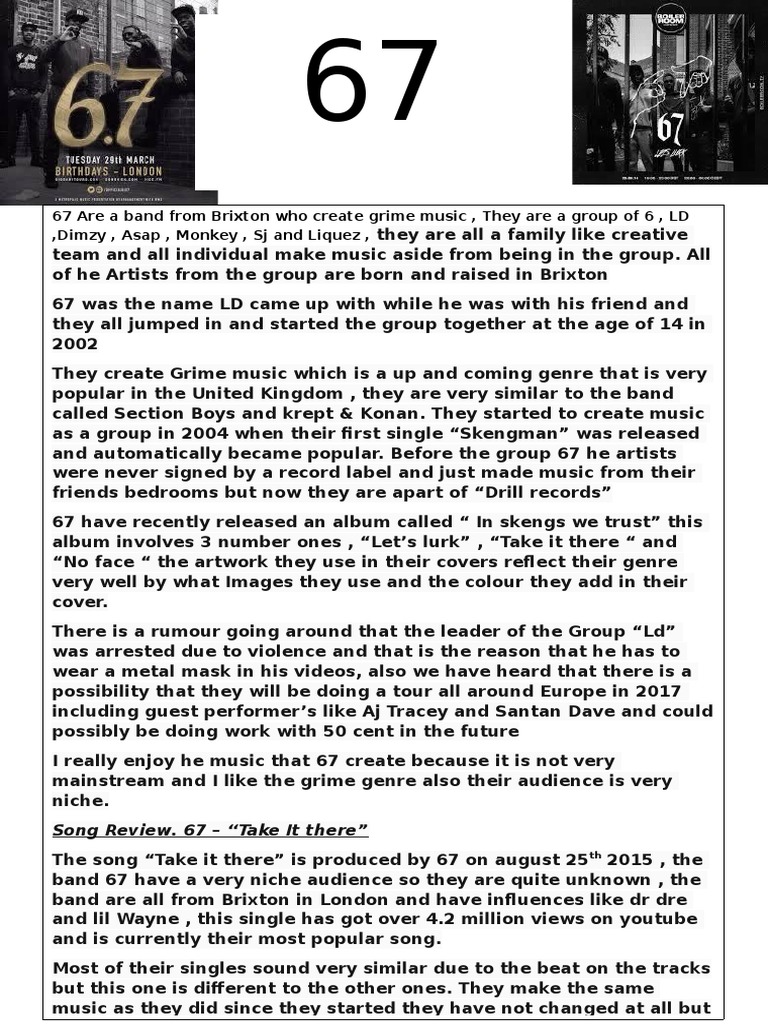 Band Review | PDF | Art | Poetry