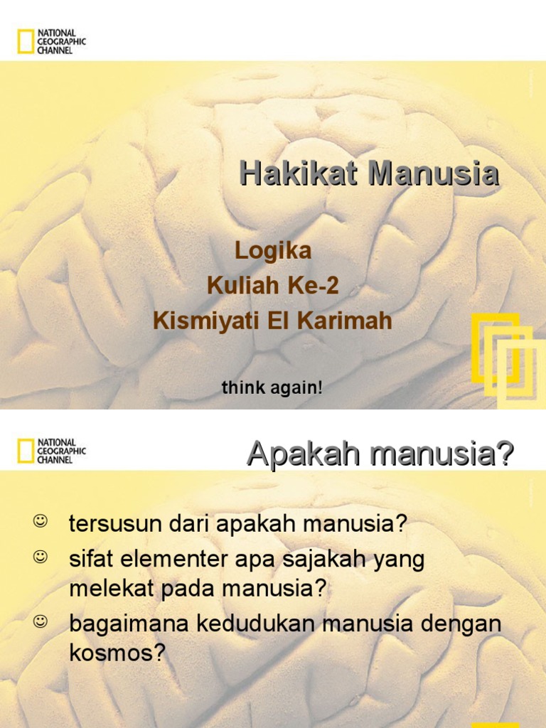 Hakikat Manusia | PDF | Filsafat