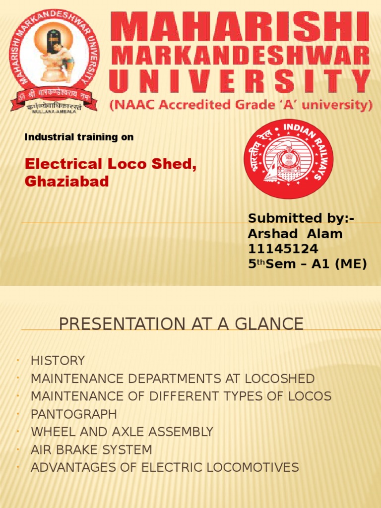 On Indian Railway Training | PDF | Rail Transport | Machines