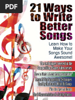 Songwriting Book (FREE PREVIEW) PDF | PDF | Songwriter | Song Structure