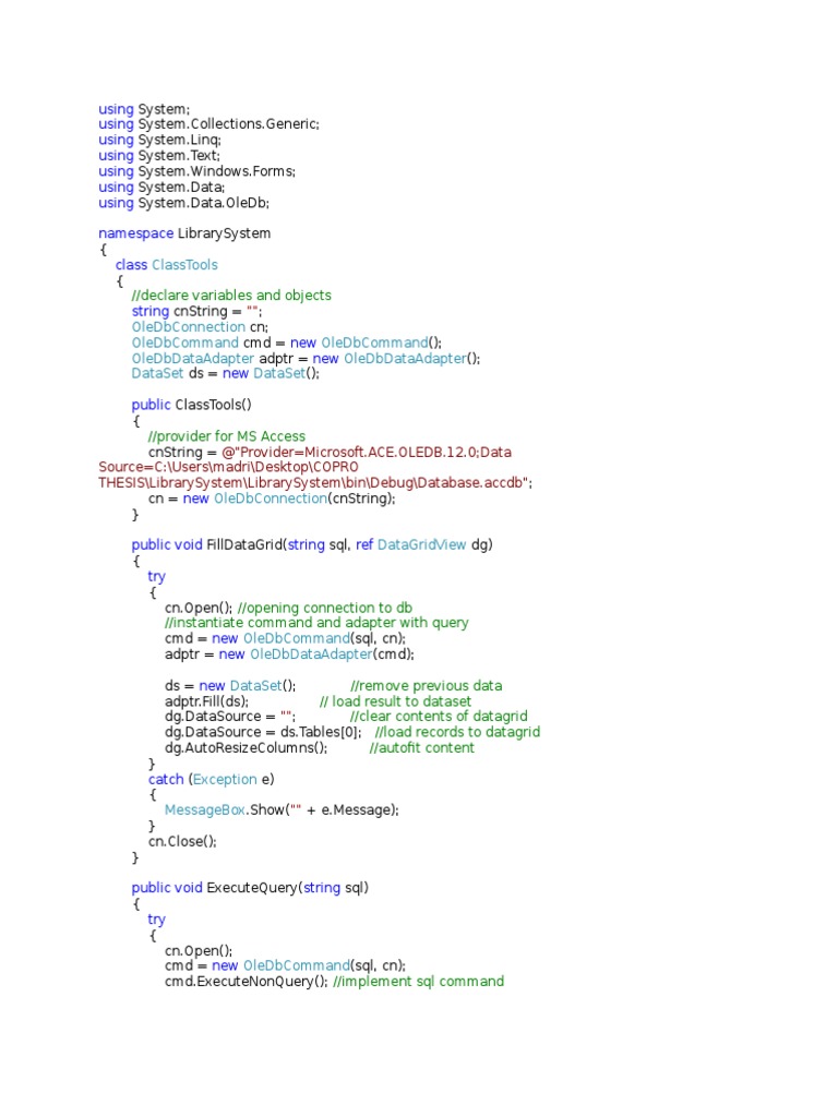 Using Using Using Using Using Using Using Namespace Class String New