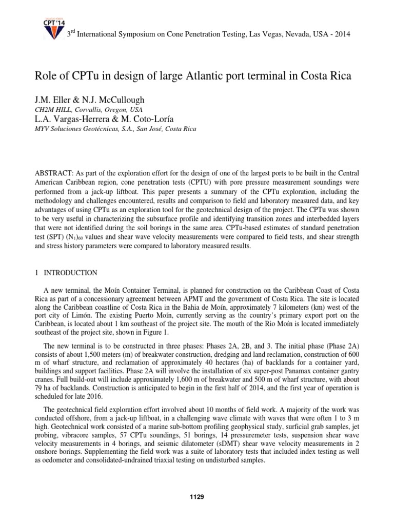 Role of CPTu | Download Free PDF | Soil Mechanics | Geotechnical ...