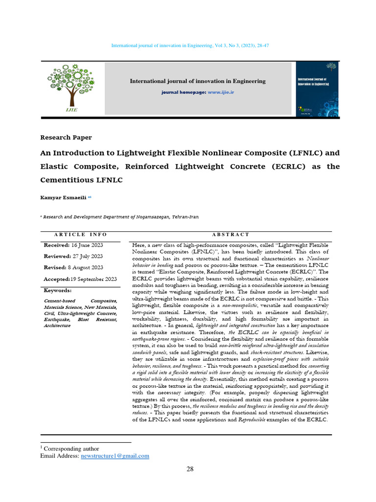 An Introduction To Lightweight Flexible Nonlinear Composite (LFNLC) and ...