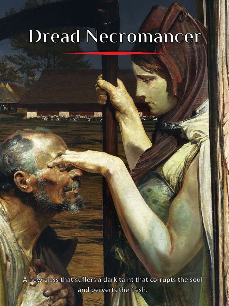 Dread Necromancer (8923527) | PDF | Elf (Dungeons & Dragons) | Wellness