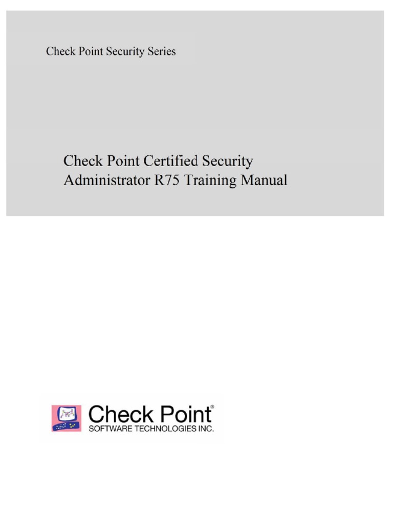 R75 CCSA Training Manual PDF | PDF