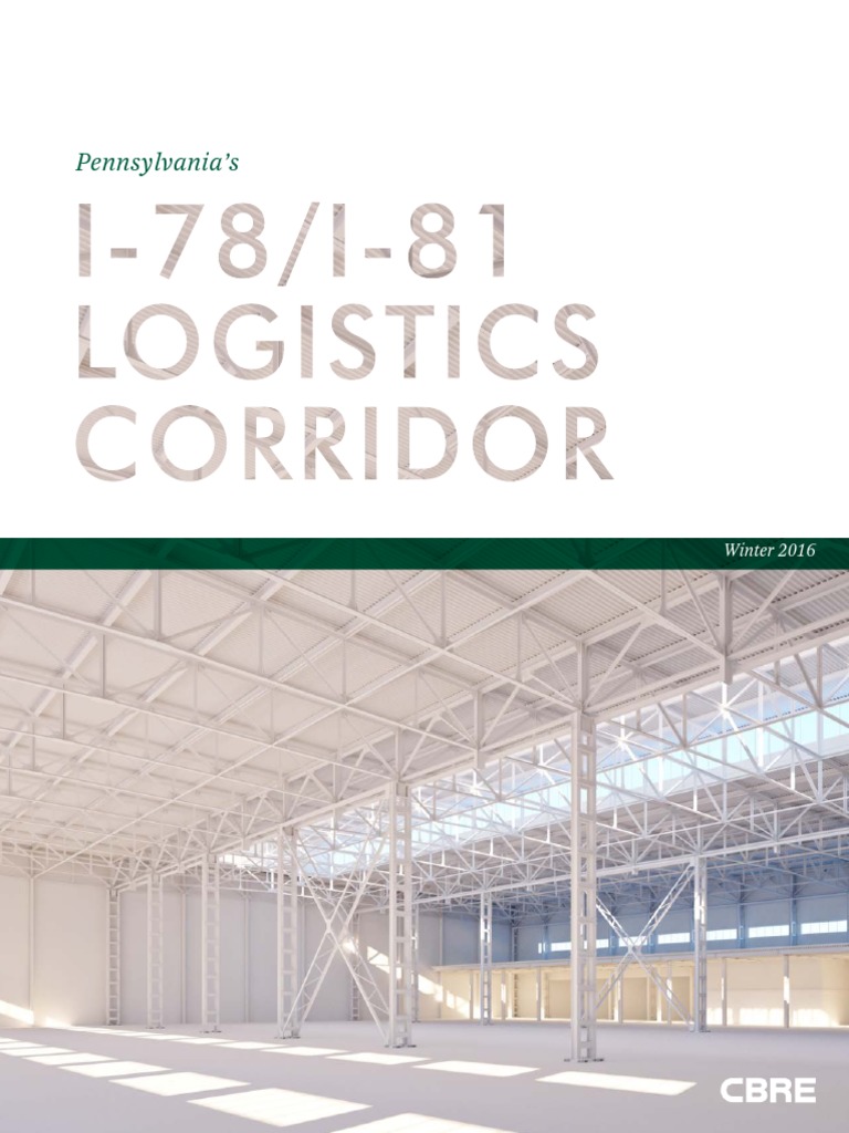 The PA I-78I-81 Logistics Corridor | PDF | Business Economics | Industries