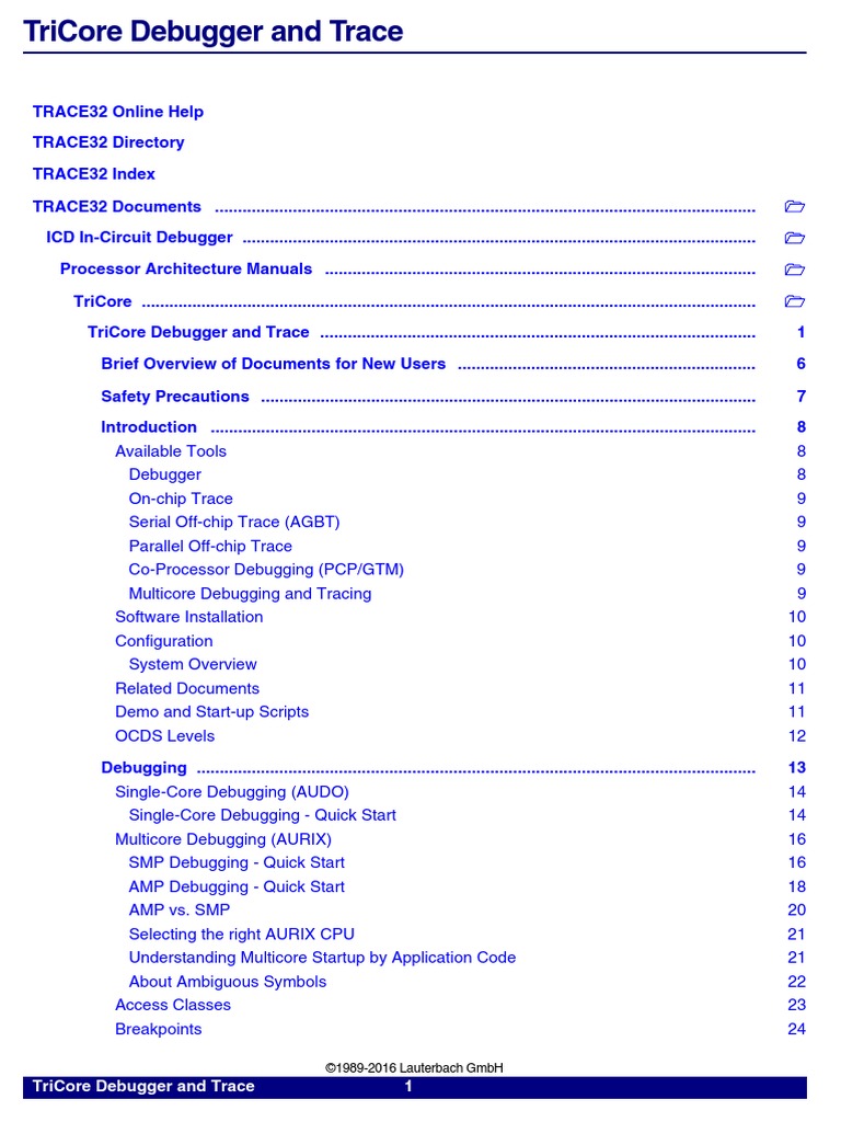 Debugger Tricore | PDF | Flash Memory | Multi Core Processor