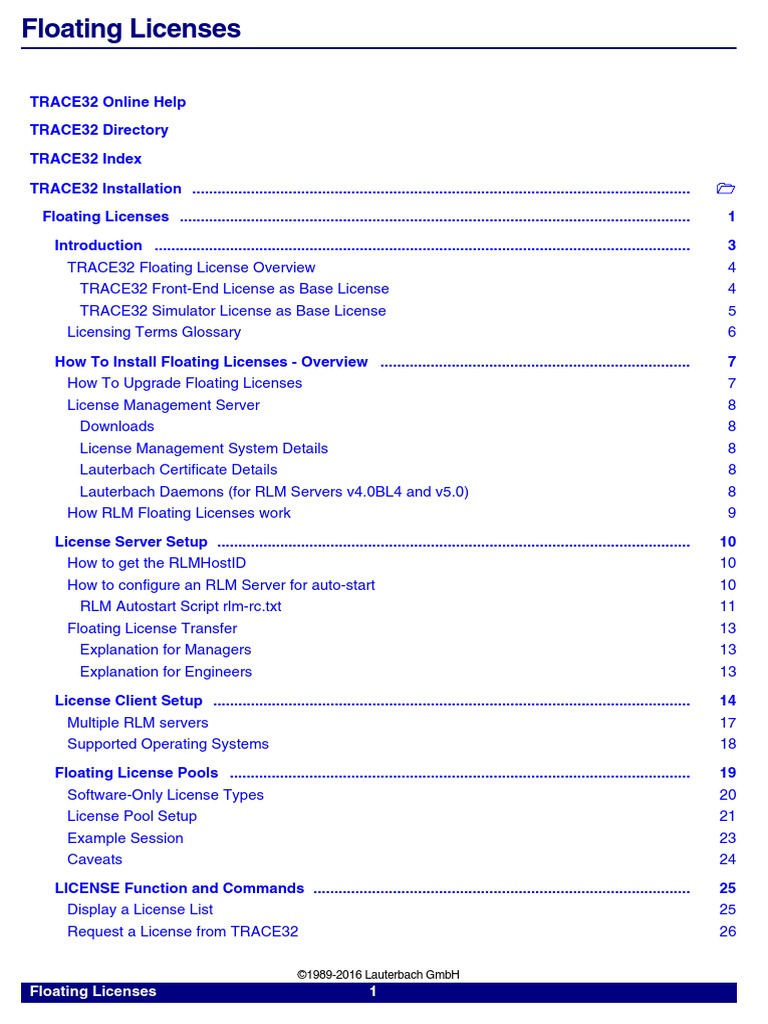 Floating Licenses | PDF | Web Server | Internet & Web