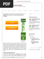 Belajar EXCEL Dari Nol | PDF