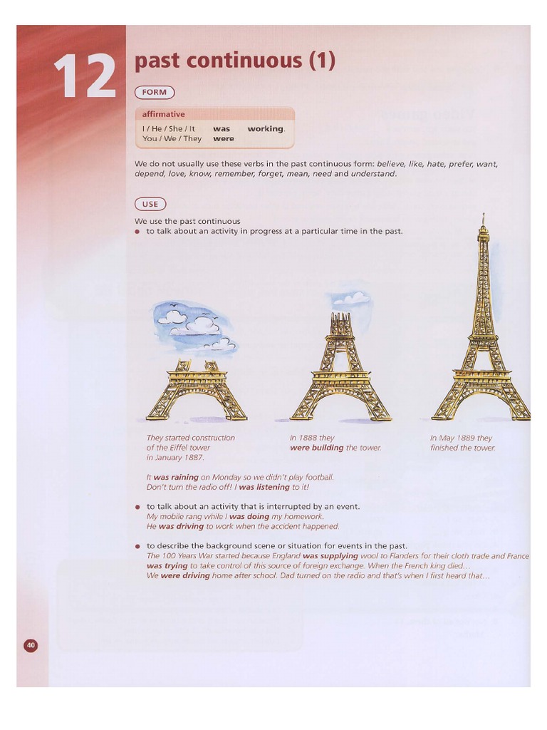 Past Cont | PDF
