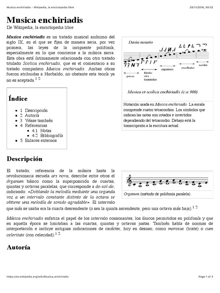 Musica Enchiriadis | PDF | Formas musicales | Notación
