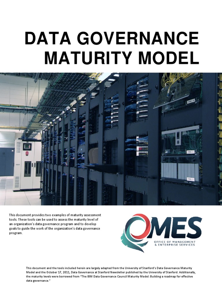Data Governance Maturity Model Assessment Tools | PDF | Metadata | Data ...