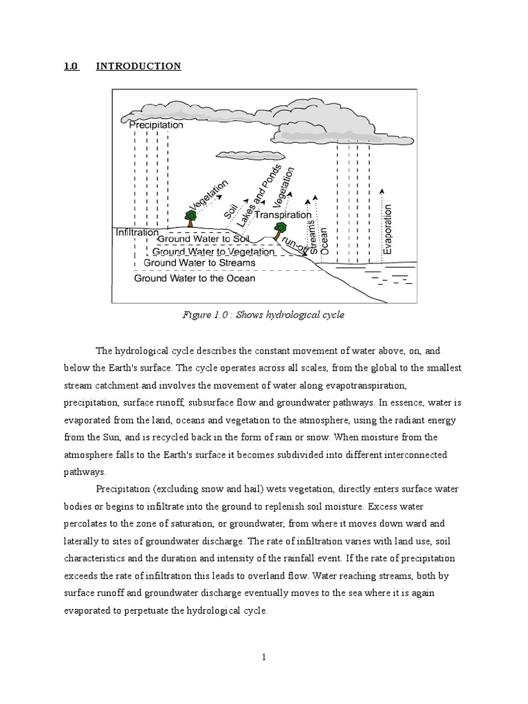 Full Report Basic Hydrology | PDF | Surface Runoff | Hydrology