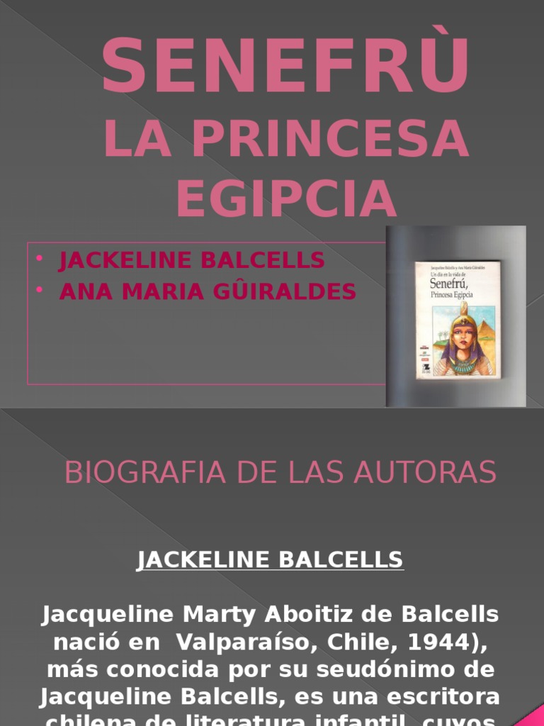 Biografías de Jacqueline Balcells y Ana María Güiraldes | PDF | Ficción ...
