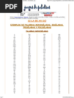 Ejemplos de palabras pentasílabas | PDF | Violencia | Agitación