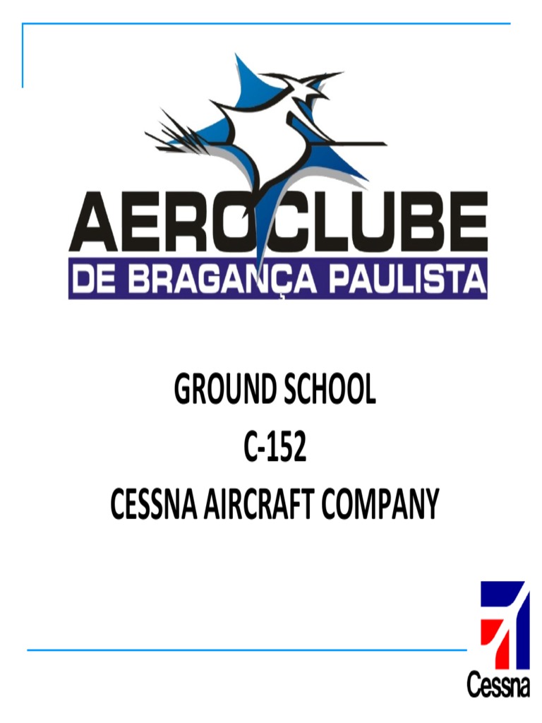 Ground School C152 | PDF | Aileron | Trem de pouso