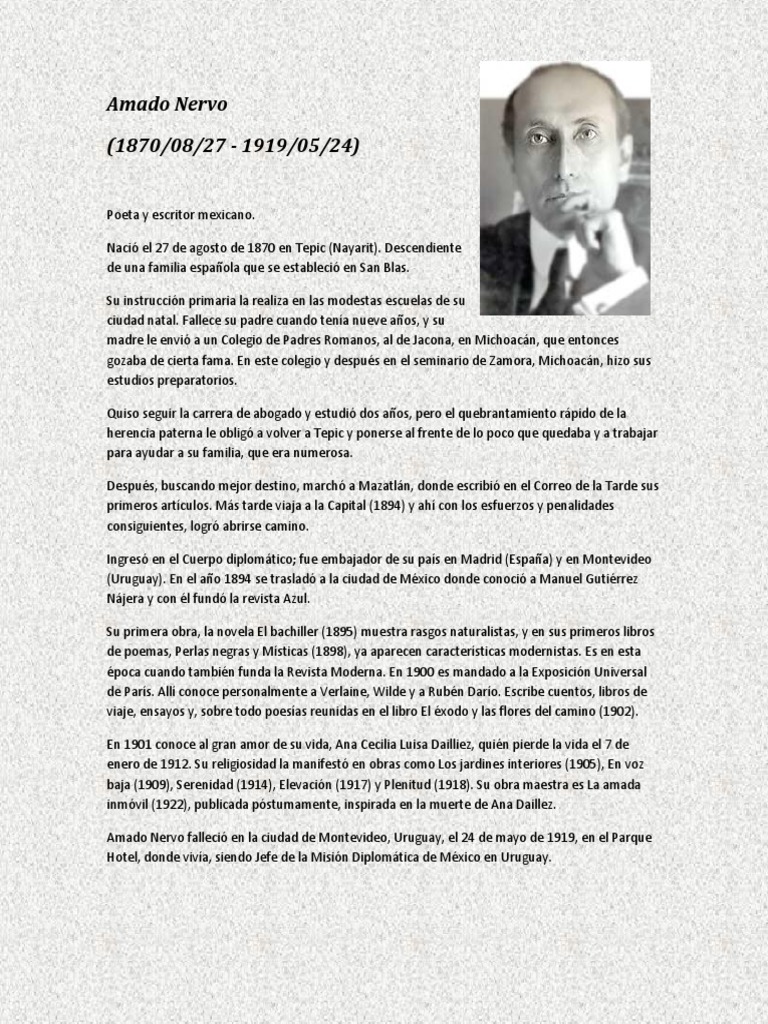 Amado Nervo | PDF