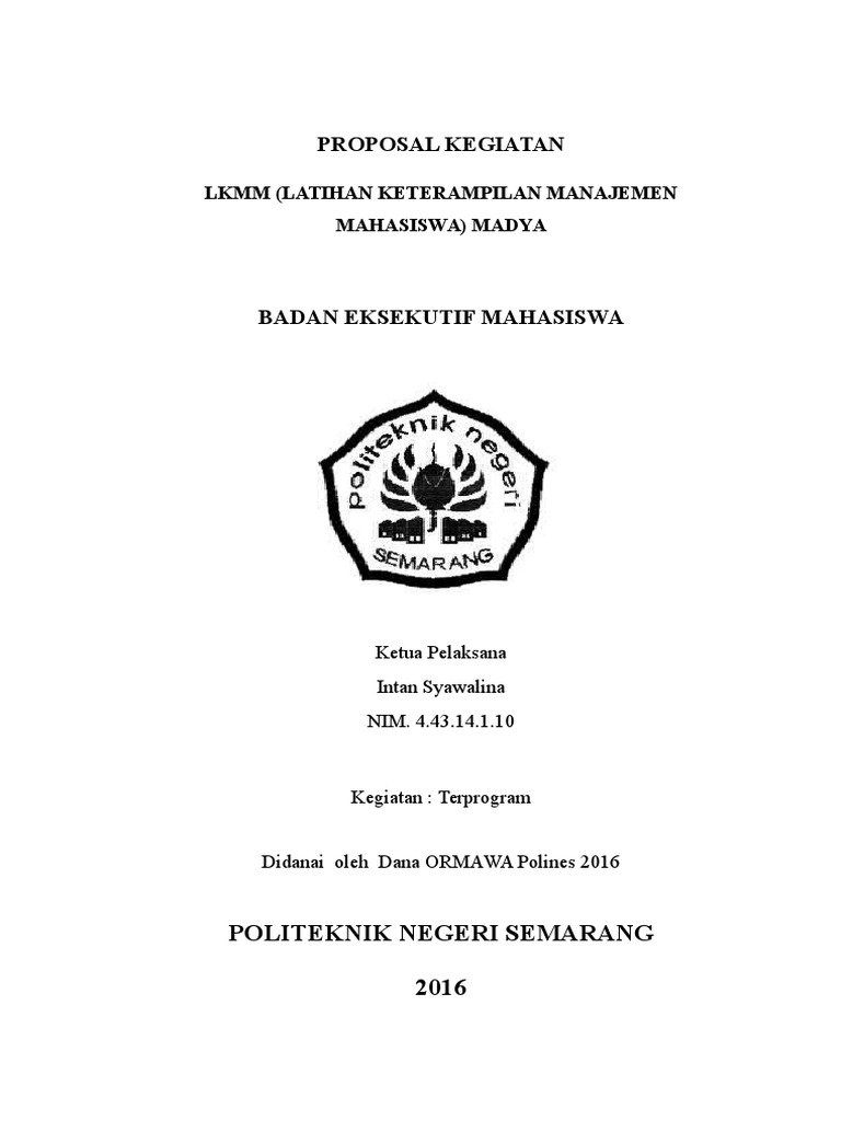 Contoh Proposal Kegiatan | PDF