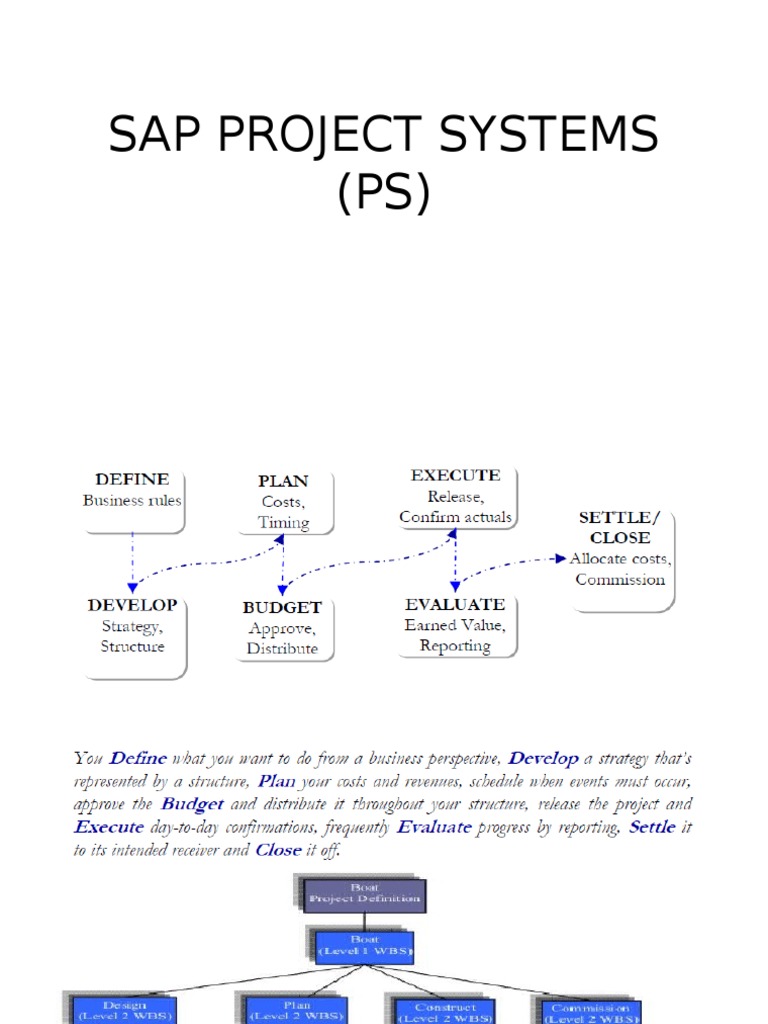 Sap Project Systems (PS) | PDF