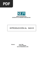 Funciones Básicas de SAS OnDemand | PDF | Sas (software) | Informática