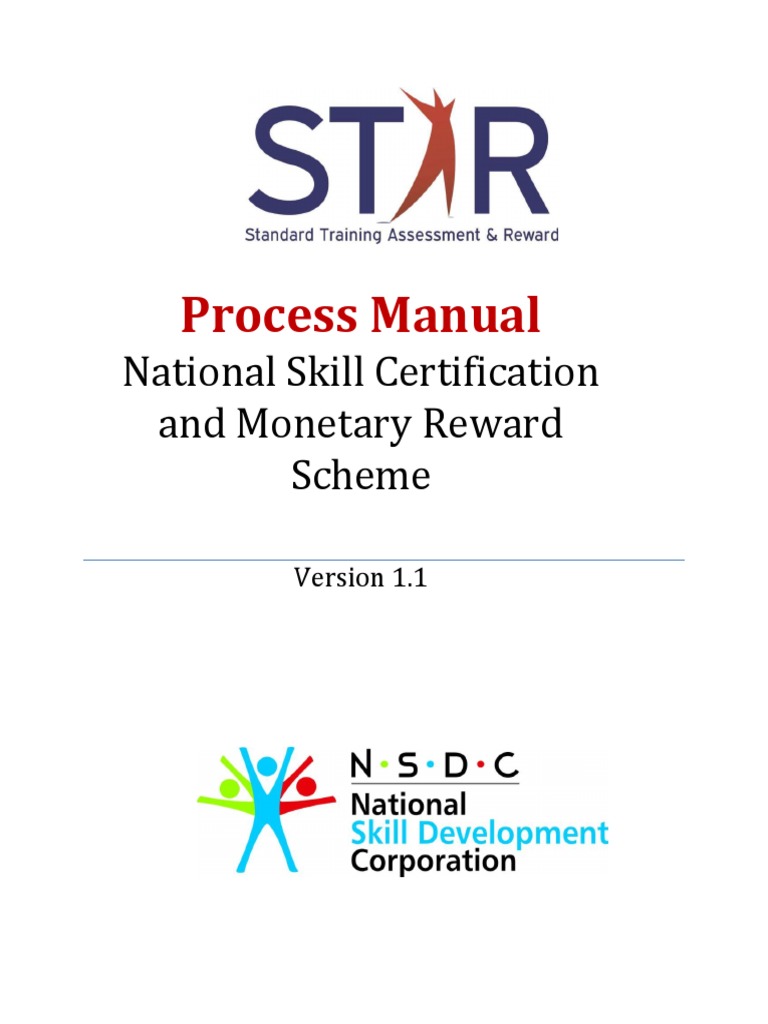 STAR Scheme Process Manual - V 1 1 PDF | PDF | Vocational Education ...