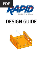 DFM - Sheet Metal Design PDF | PDF | Sheet Metal | Engineering Tolerance