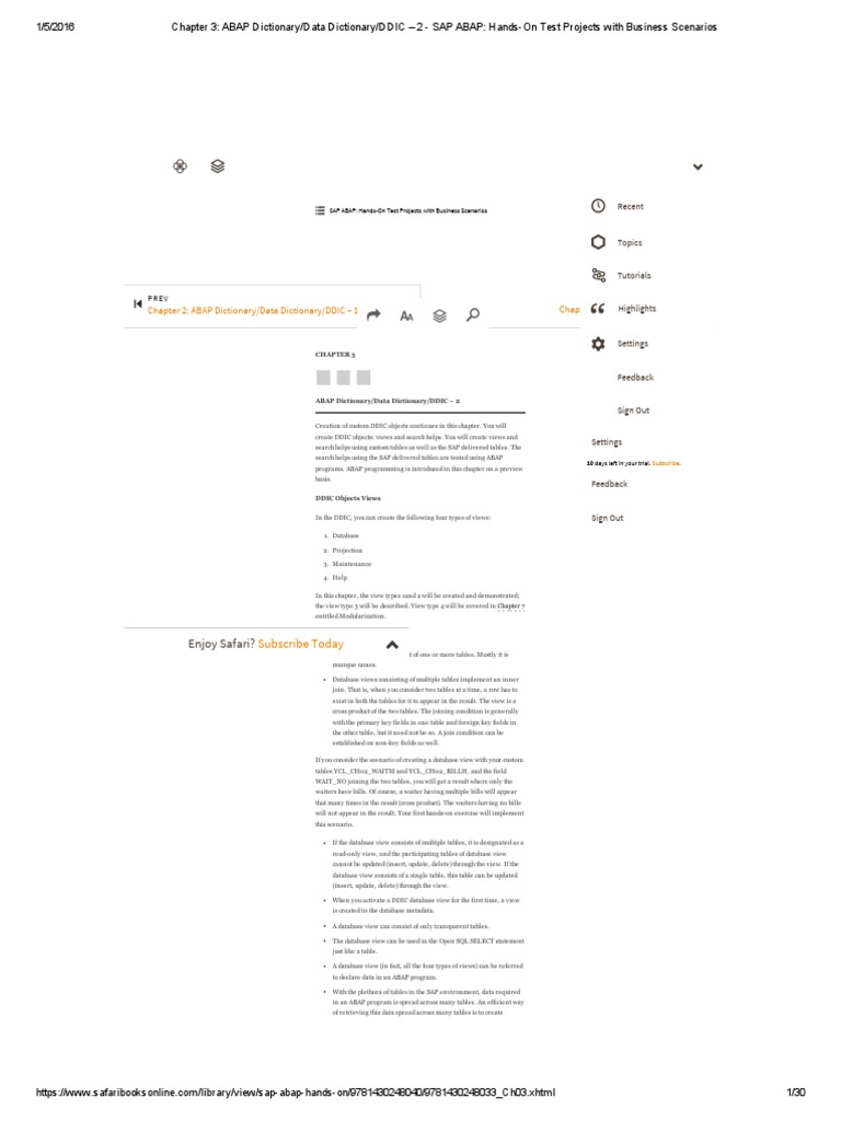 Chapter 3 - ABAP Dictionary - Data Dictionary - DDIC - 2 - SAP ABAP ...