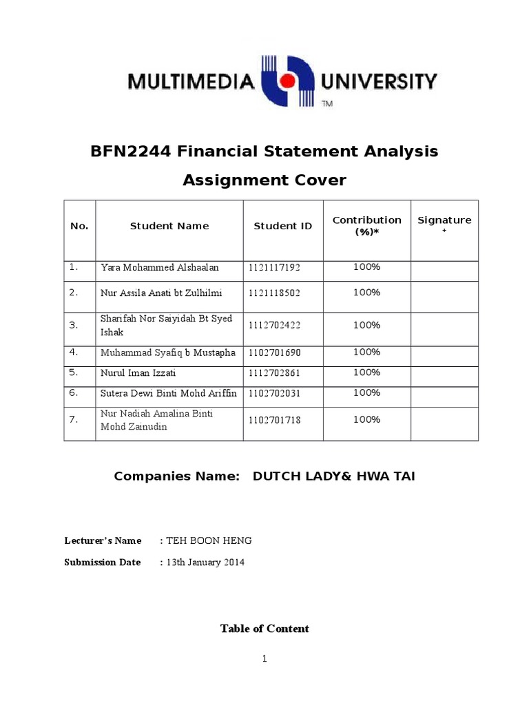 FSA Full Report | PDF | Revenue | Equity (Finance)
