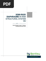 Semirigid Diaphragms in RAM Frame | PDF | Beam (Structure) | Young's ...