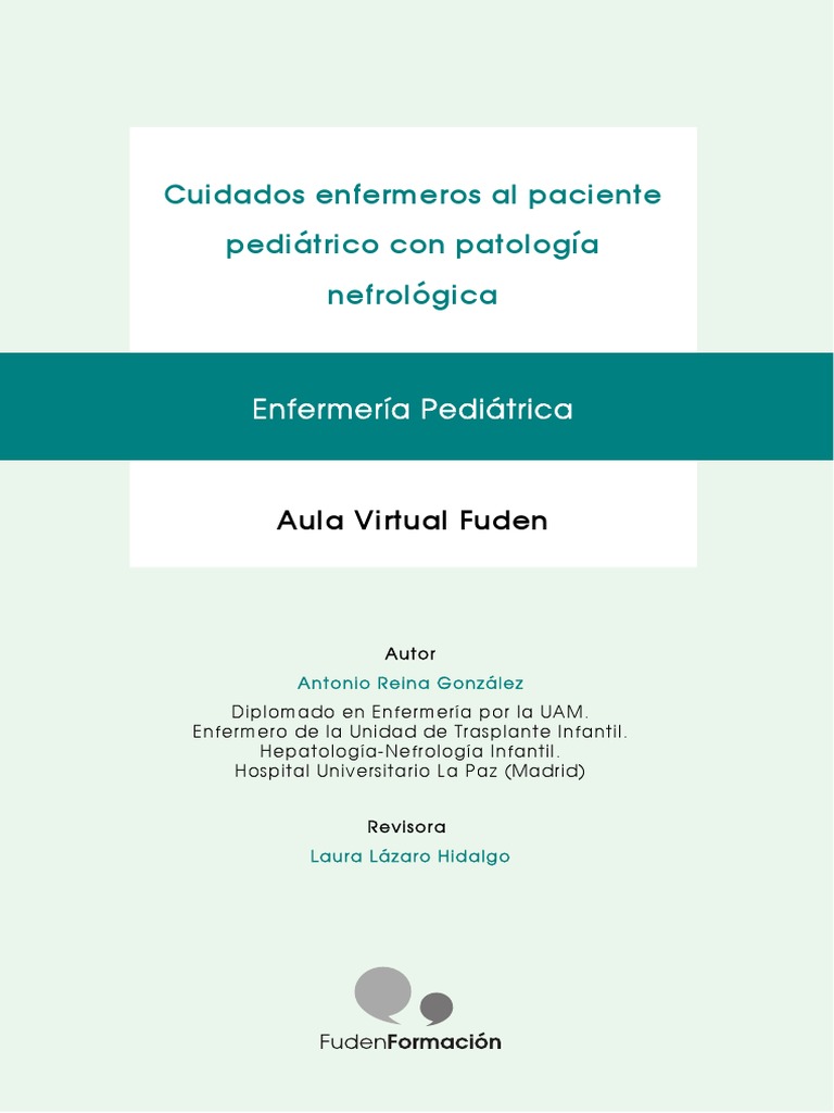 Cuidados Enfermeros Al Paciente Pediátrico Con Patología Nefrológica