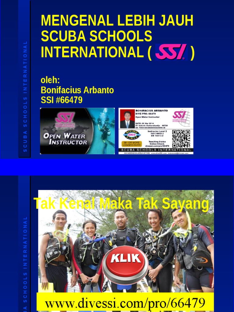An Introduction to Scuba Schools International (SSI) | PDF