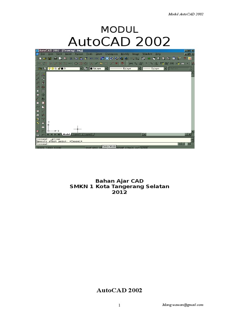 Modul Autocad 2002 | PDF