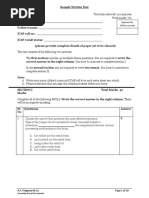 UMT Entry Test Sample Papers Download - New | PDF