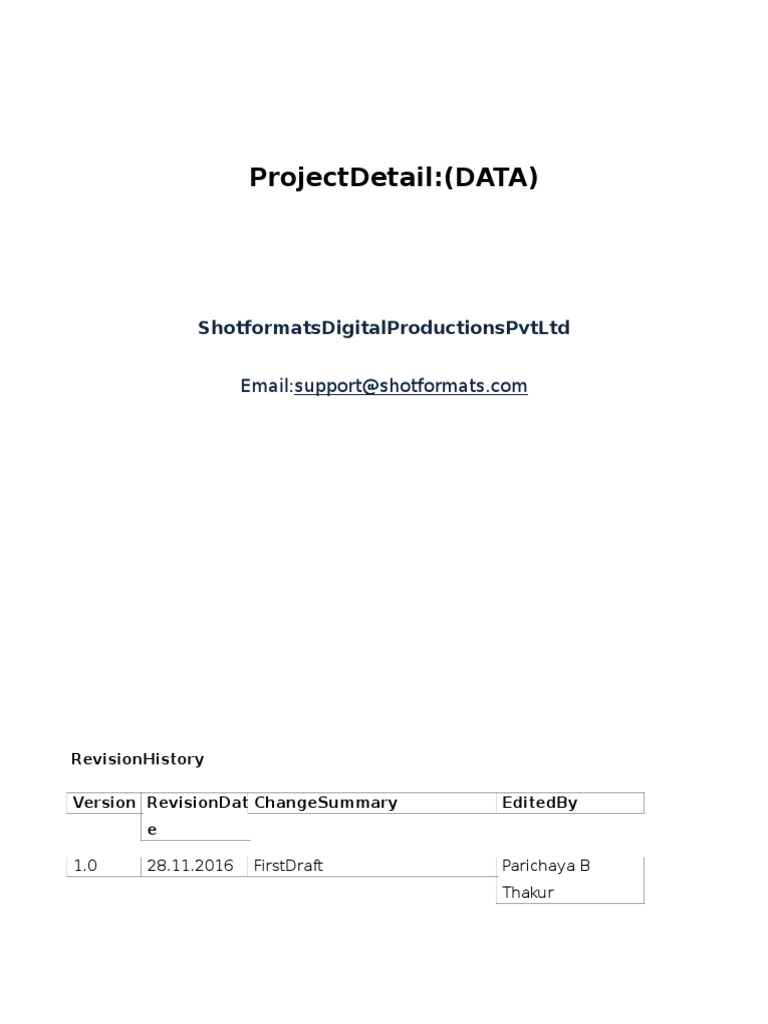 Projects Detail | PDF