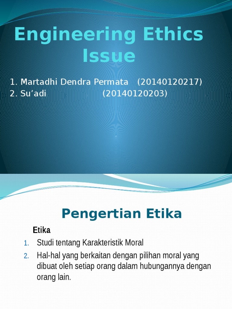 Engineering Ethics Issue | PDF
