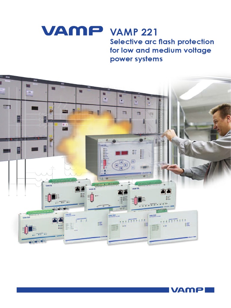 VAMP Arc Flash Detection | PDF | Relay | Electric Power System