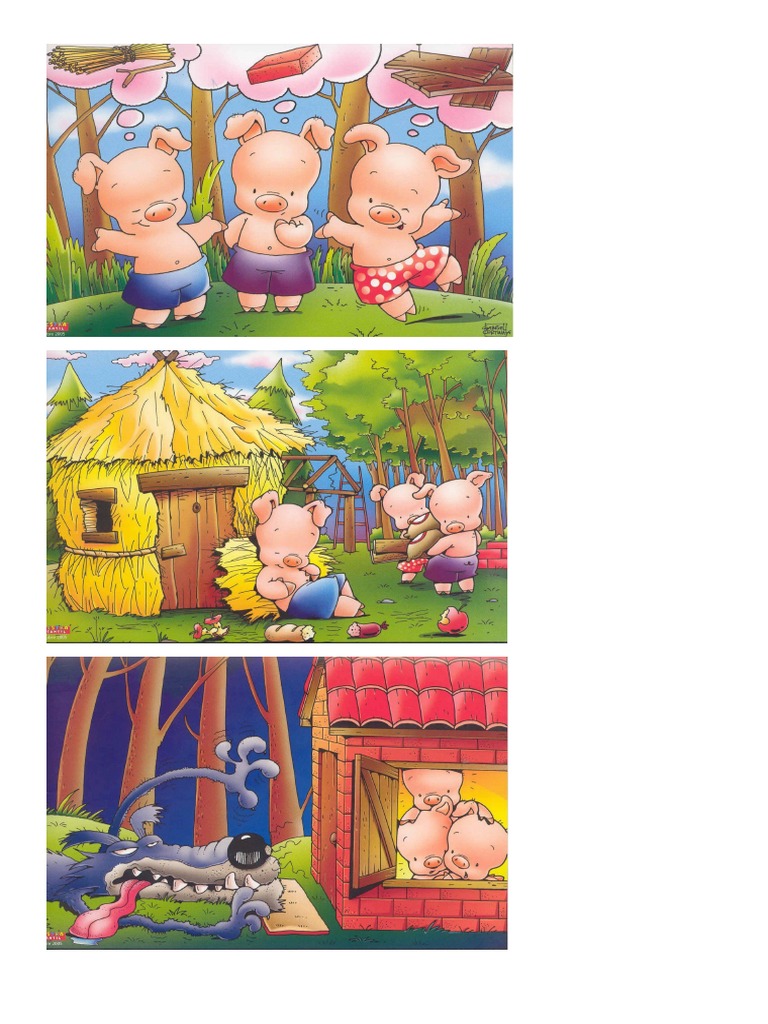 Secuencia de Los Tres Cerditos | PDF