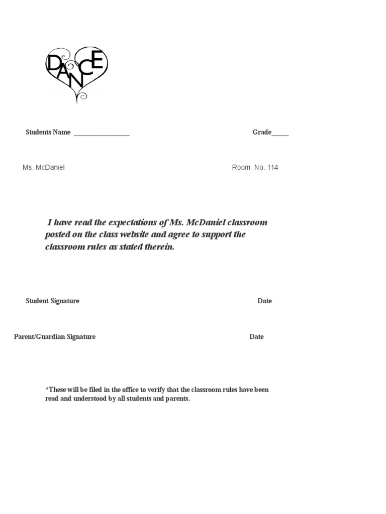 Parent Signature | PDF