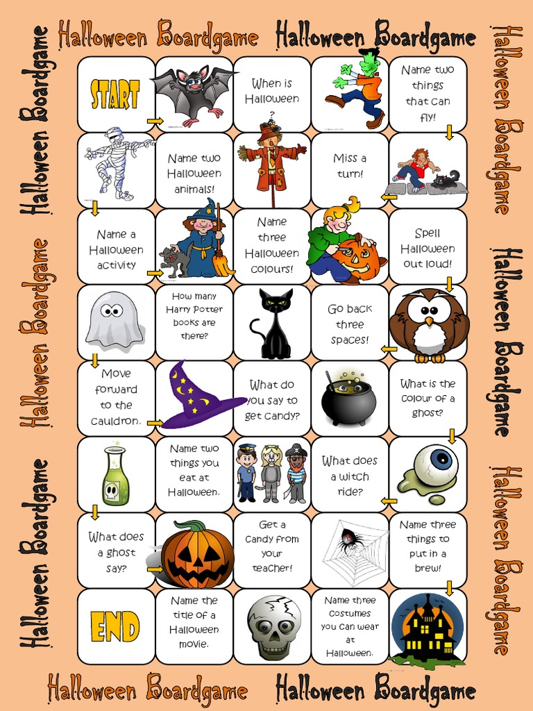 Halloween Boardgame | PDF | Halloween