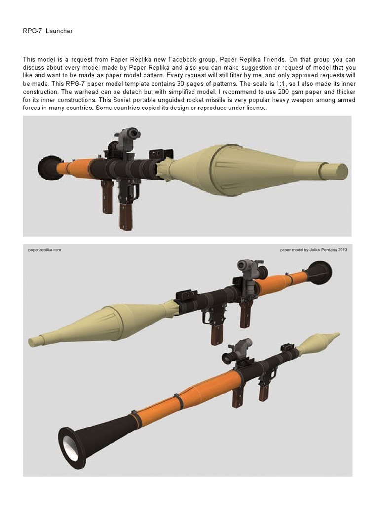 RPG 7 Launcher | PDF