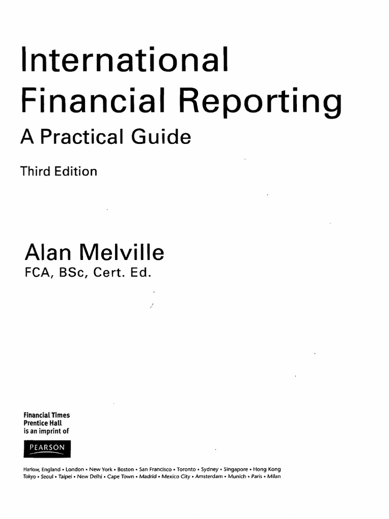 An Overview of International Financial Reporting Standards: Key ...