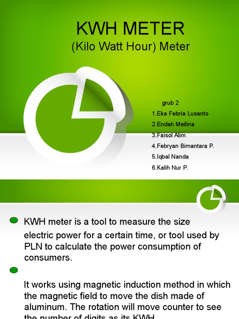 ppt kwh | Kilowatt Hour | Electric Motor