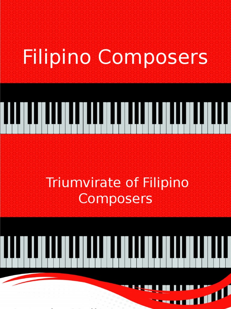 Filipino Composers | PDF | Sound | Musical Compositions