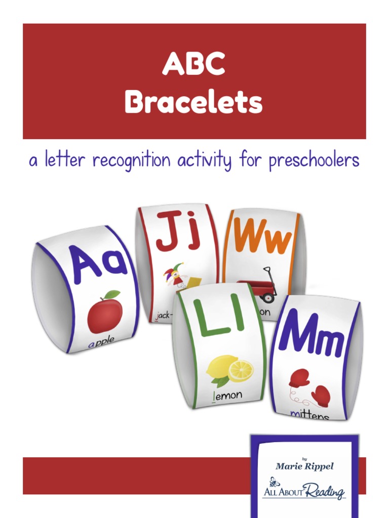 ABC Bracelets: A Letter Recognition Activity For Preschoolers | PDF ...